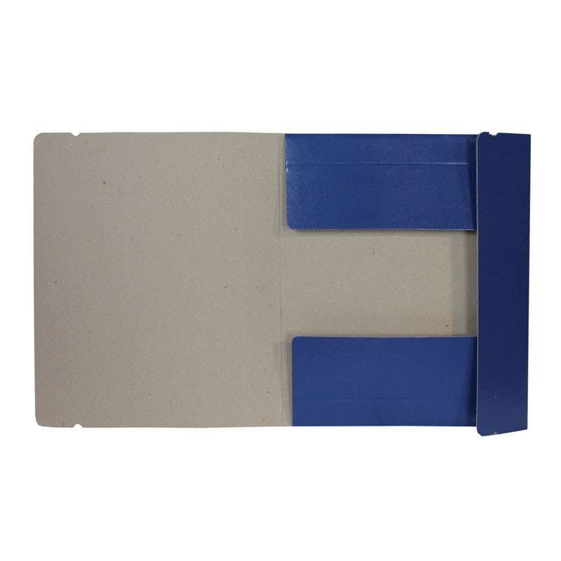 Carton folder with elastic paper 2.5 cm