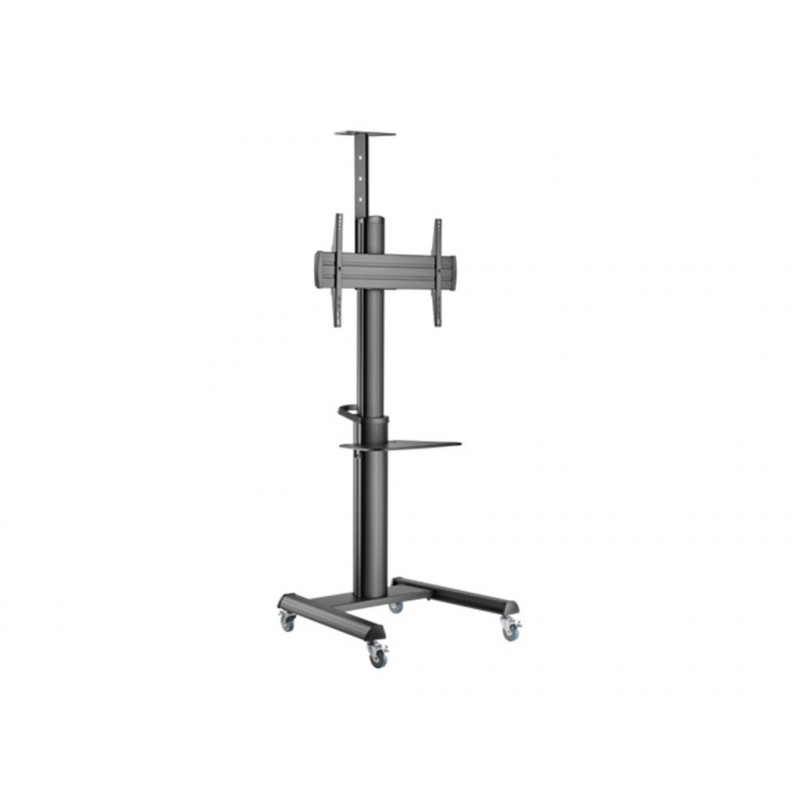 GEMBIRD ALUMINUM TV FLOOR STAND WITH CASTER WHEELS, 37"