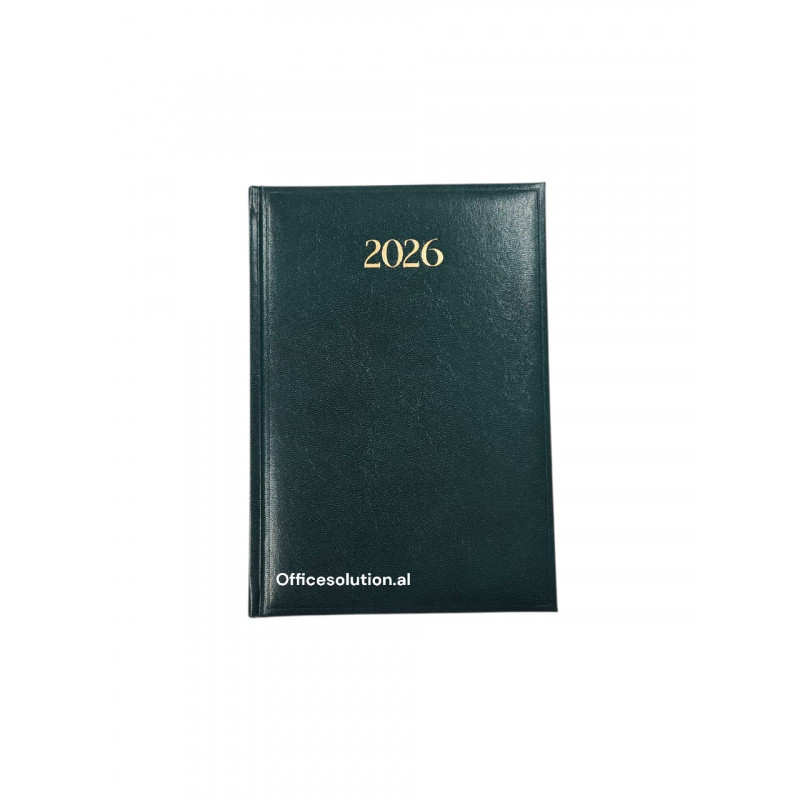 Personal Agenda daily A5 2026 Glossy Color Green