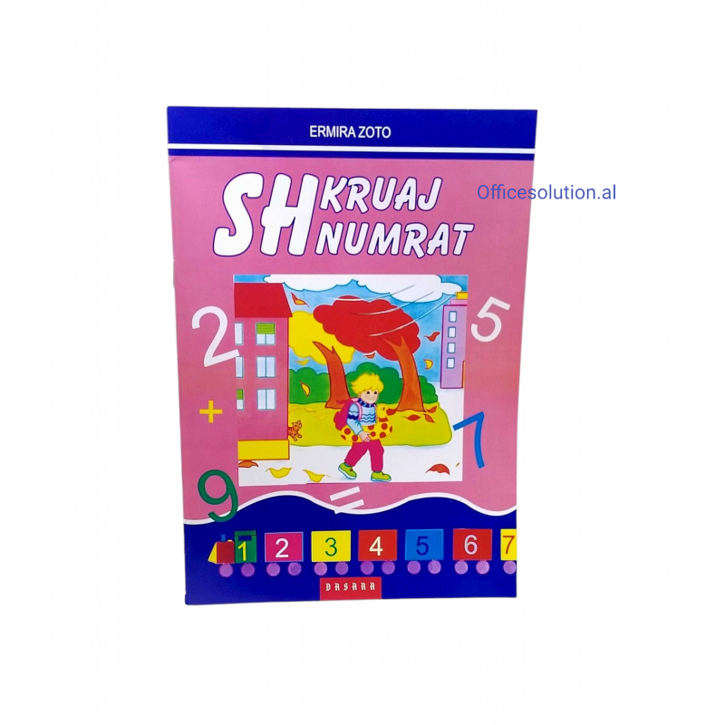 Fletore e modeluar B5 "Shkruaj Numrat" Ermira Zoto